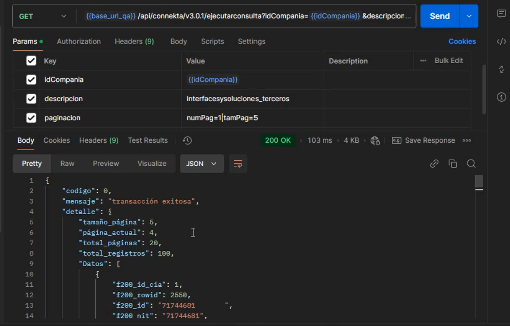 Connekta - APIs Versión dos | Documentación