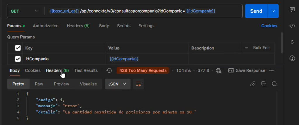 Connekta - APIs Versión dos | Documentación