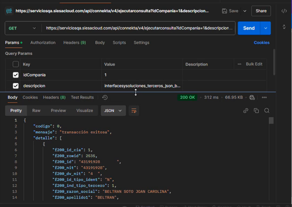 Connekta - APIs Versión dos | Documentación