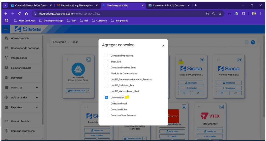Connekta - APIs Versión dos | Documentación