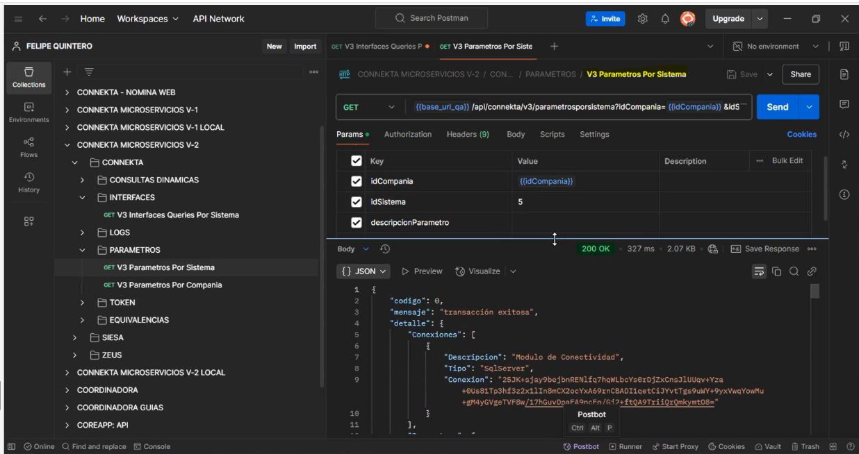 Connekta - APIs Versión dos | Documentación